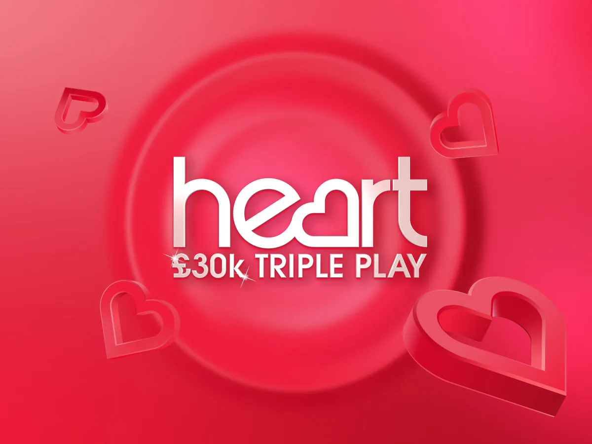 Heart s 30K Triple Play Global Player Win Great Prizes. Real Winners